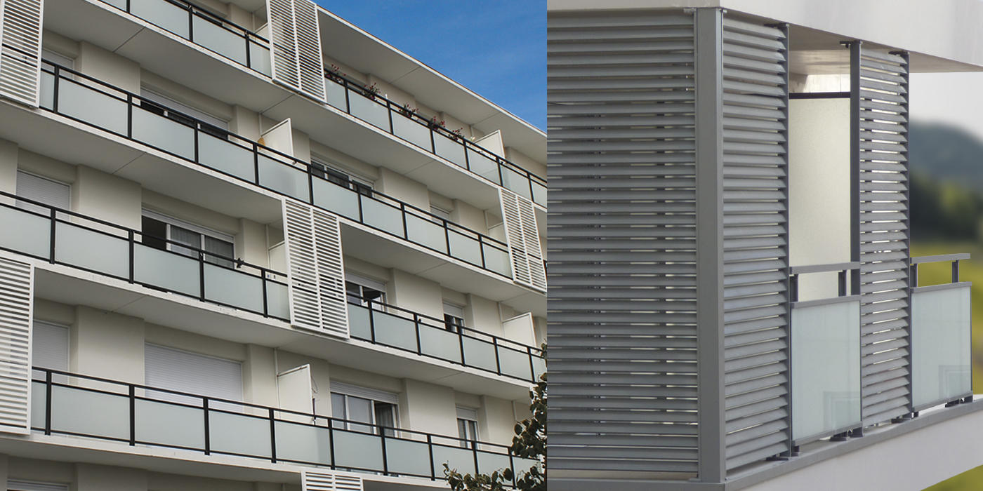 Garde Corps Alu - Brise Vue Aluminium - Séparation Balcon Alu | Horizal ...